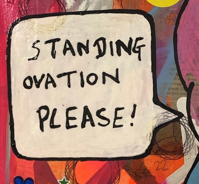 Clapping Painting – BARRIE J DAVIES